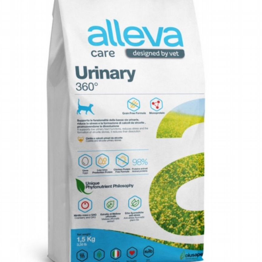 Корм для кошек alleva Urinary