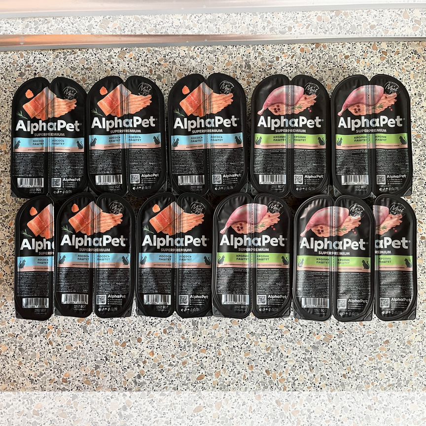 Корм Alpha pet 10 шт