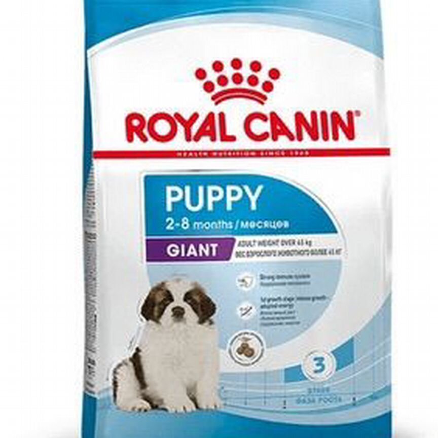 Корм для щенков гигантский породRoyal Canin 15 кг