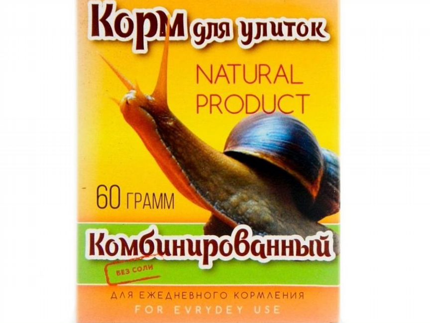 Корм для улиток Комбинированный 60гр