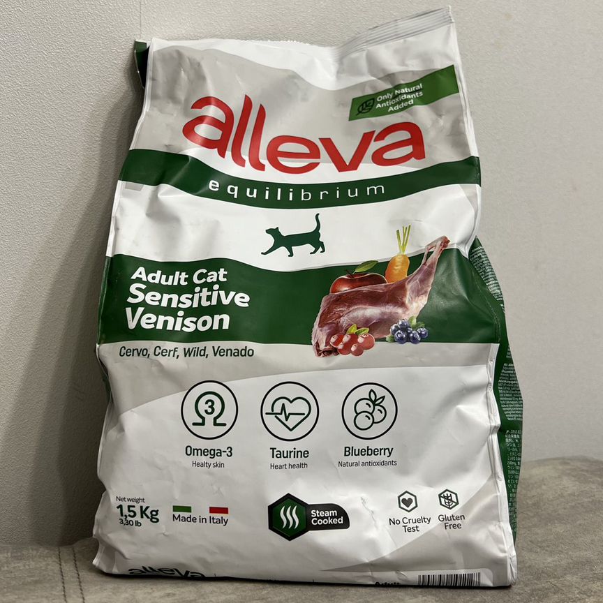 Корм для кошек alleva