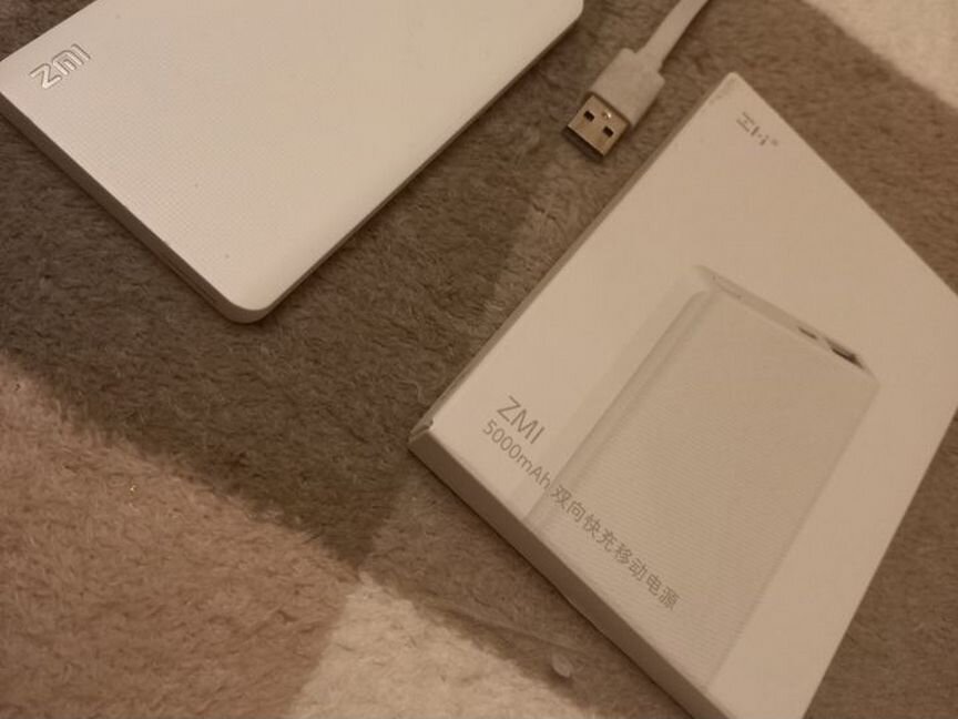 Внешний аккумулятор Xiomi MI Power Bank ZMI 6000 б