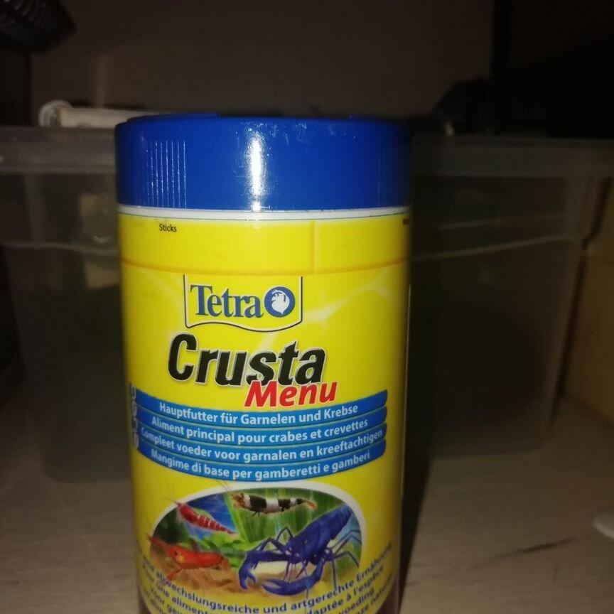 Tetra crusta menu корм для креветок и раков 4 вида