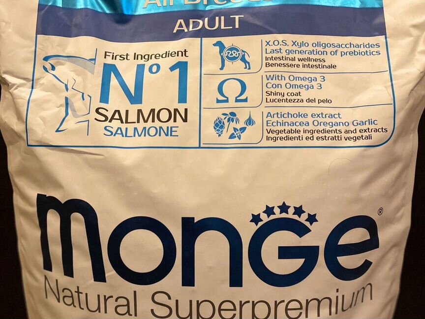 Корм для собак Monge Natural Superpremium Light 12