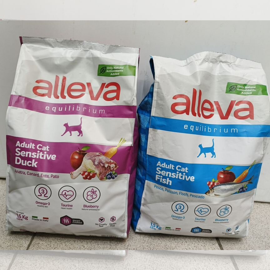 Сухой корм для кошек аллева