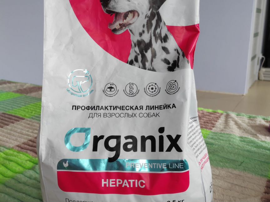 Сухой корм для собак, гепатик