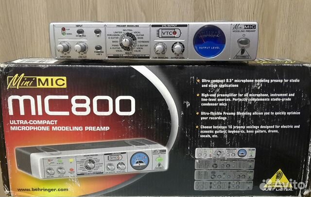 Behringer MIC800 MiniMic купить в Мытищах | Хобби и отдых | Авито