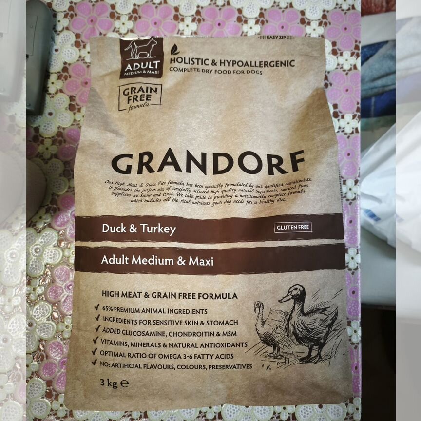 Корм для собак grandorf