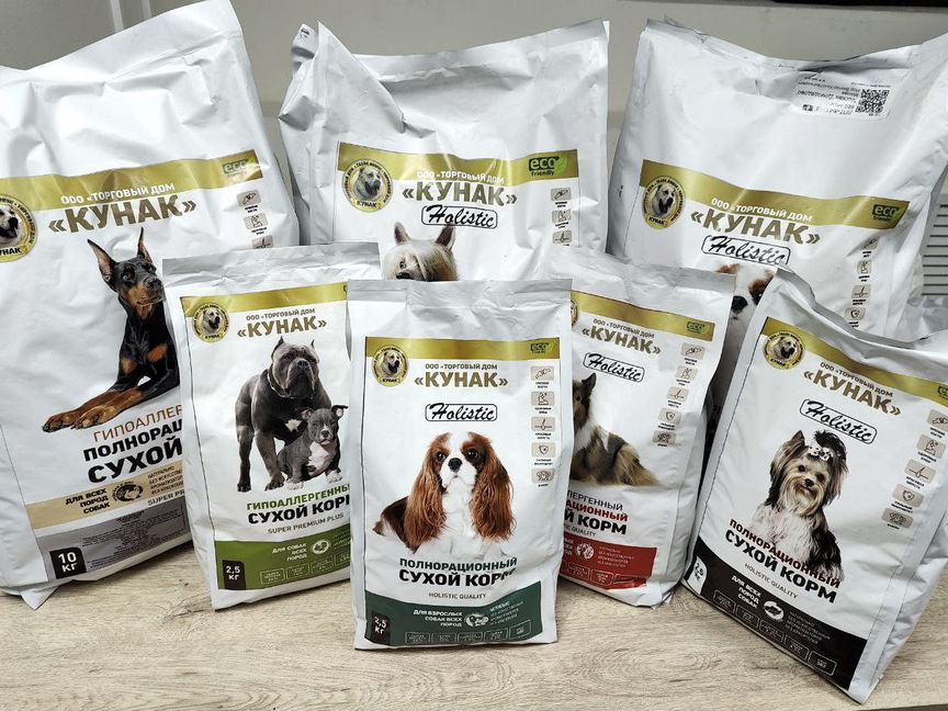 Сухой корм Кунак для собак всех пород