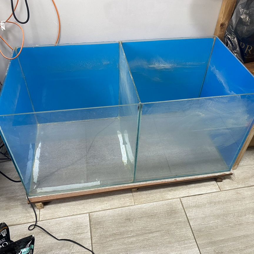 Аквариум двойной 215л (107,5 х2) 100х50х50см