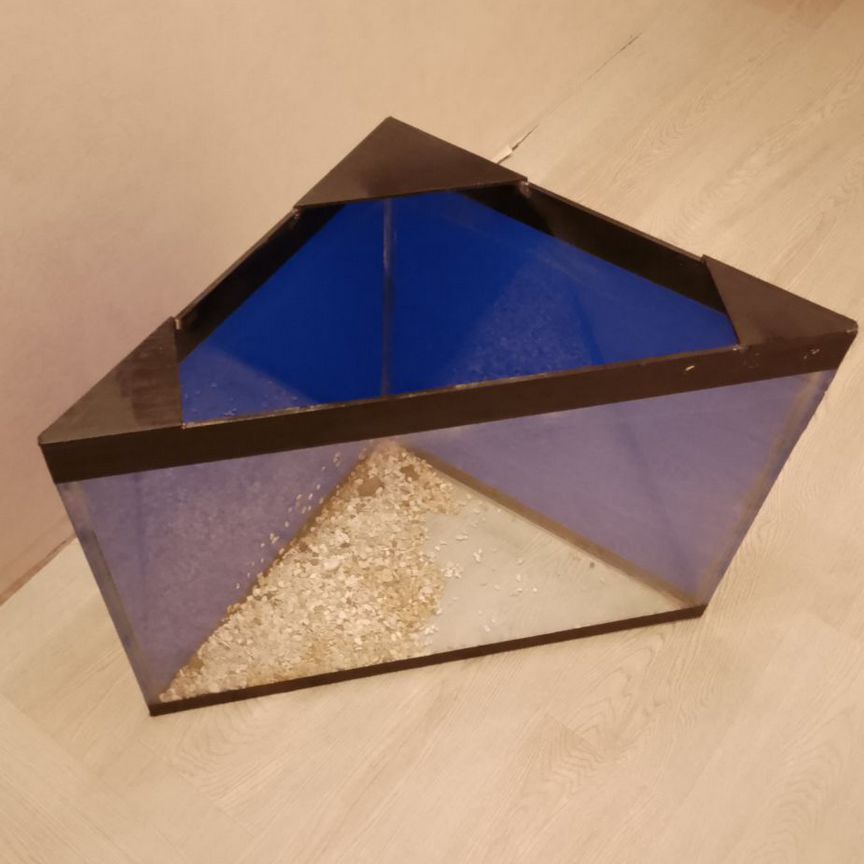 Аквариум угловой 50 л.   бонус