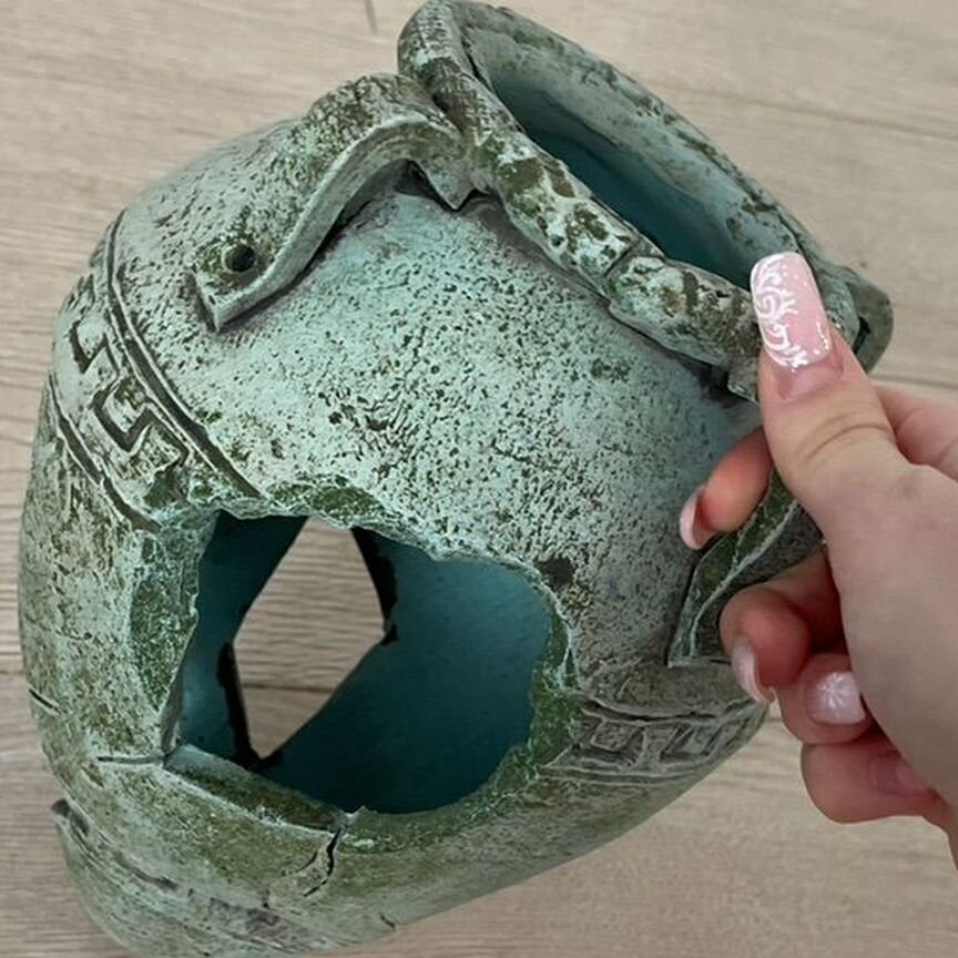 Декор для аквариума ваза