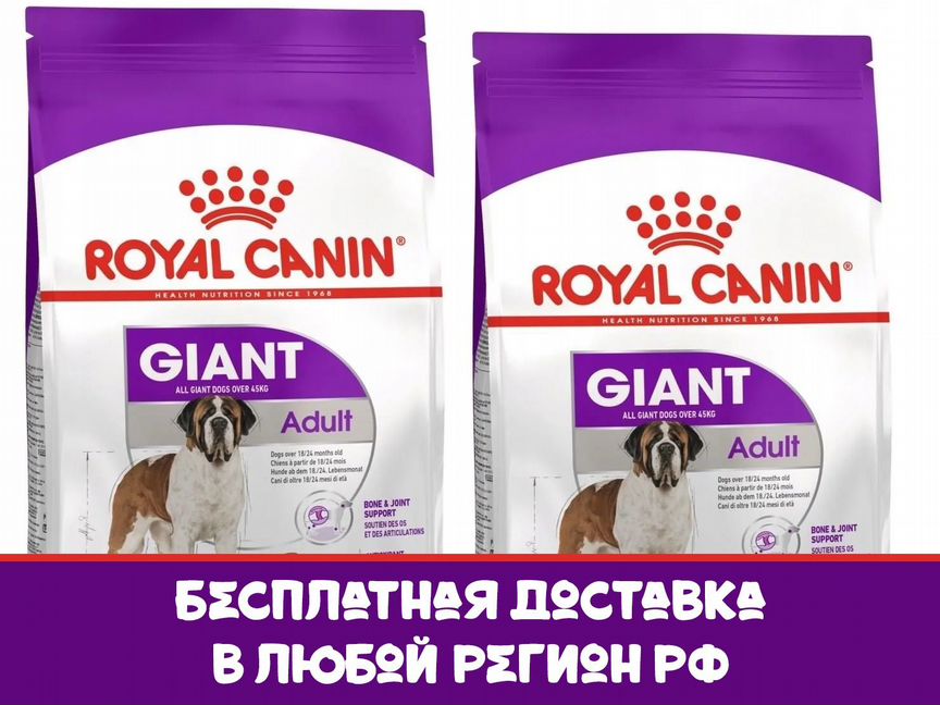 Royal Canin Giant Adult 4 кг