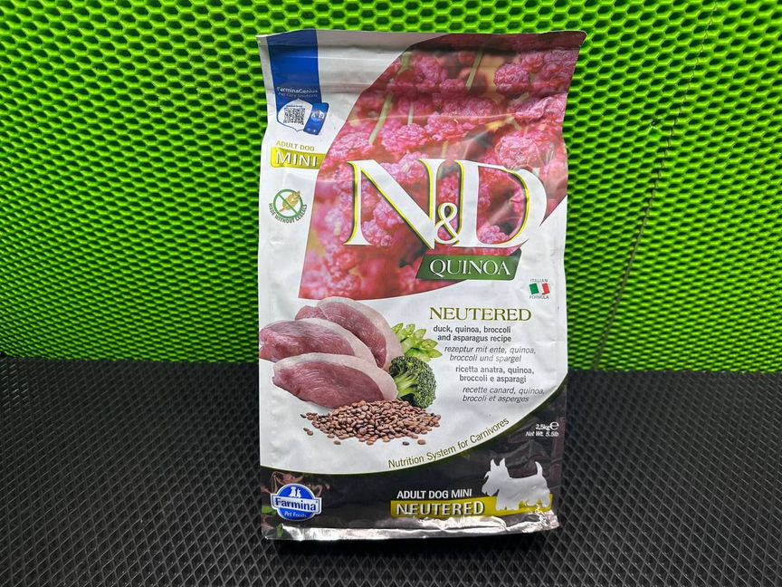 Фармина N&D quinoa neutered adult mini из Европы