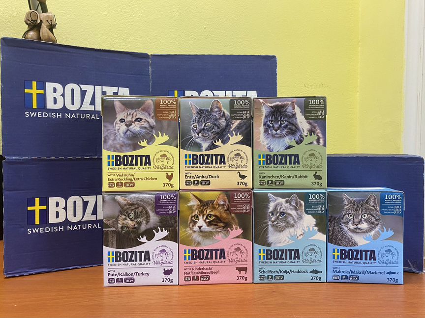Влажный корм для кошек Bozita, Швеция