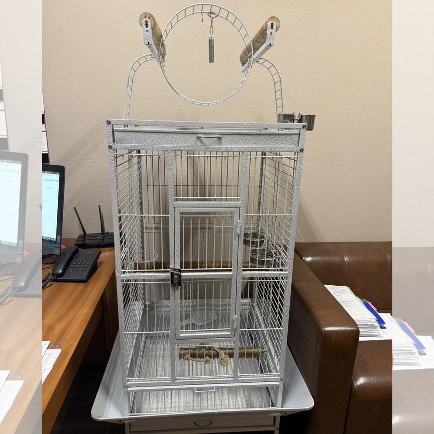 Клетка для попугая Triol BC18, белый