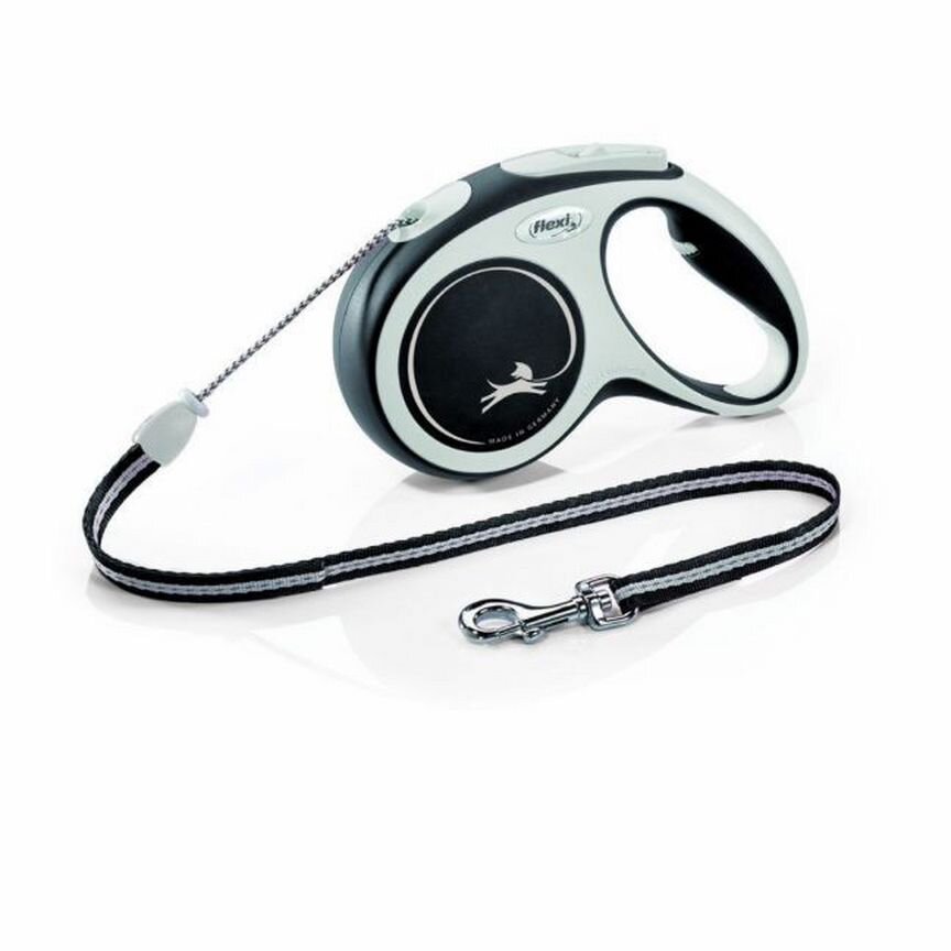 Рулеткаflexi NewLineComfort М до 20 кг, трос 5м