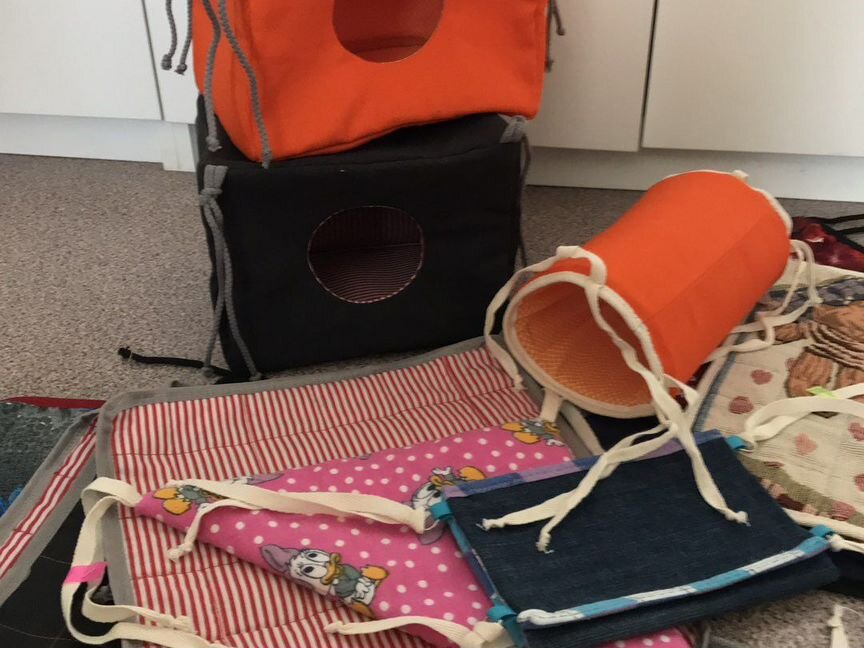 Домики гамаки туннели для грызунов