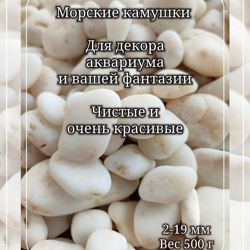 Морские камни чистые