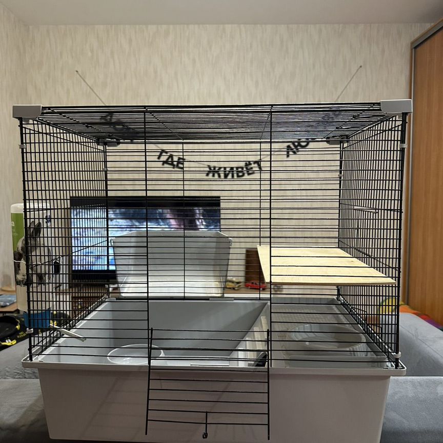 Клетка для грызунов PetTails № 1, 58х40хh39,5см