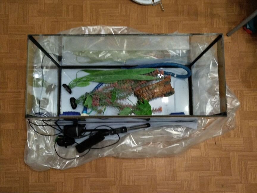 Аквариум 100 литров полный комплект