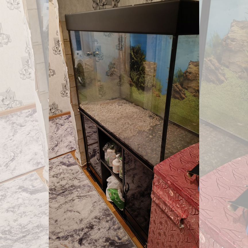 Аквариум с тумбой