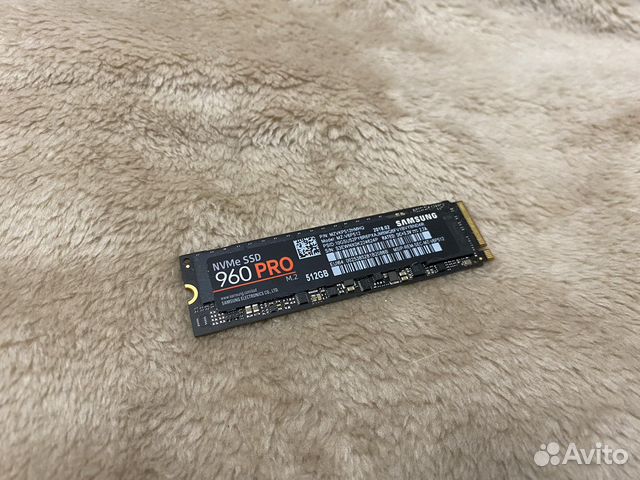 SSD M2 512Gb Samsung 960 Pro купить в Москве | Электроника | Авито