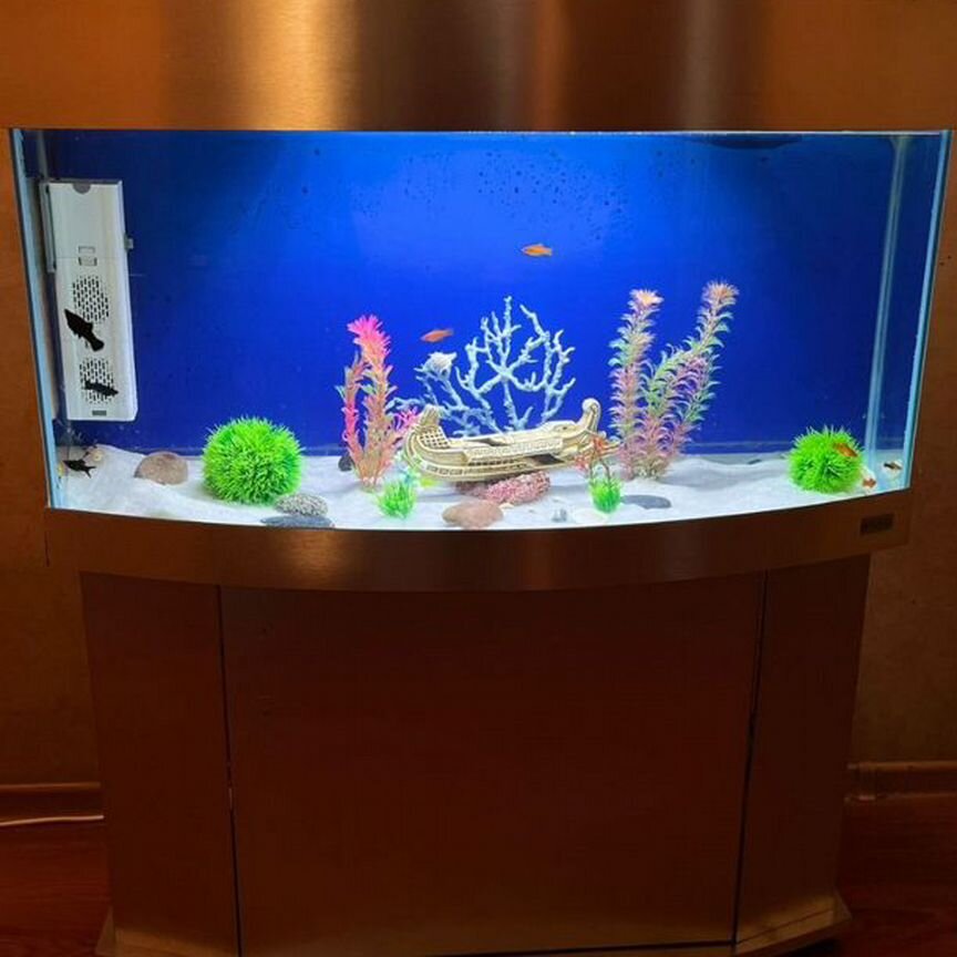 Аквариум с тумбой полный комплект