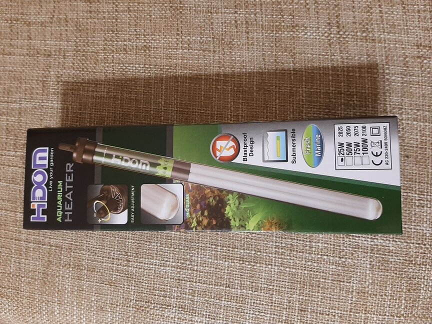 Нагревательный элемент для аквариума