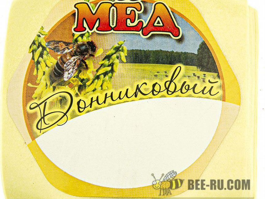 100 шт. Этикетка Мед Донниковый