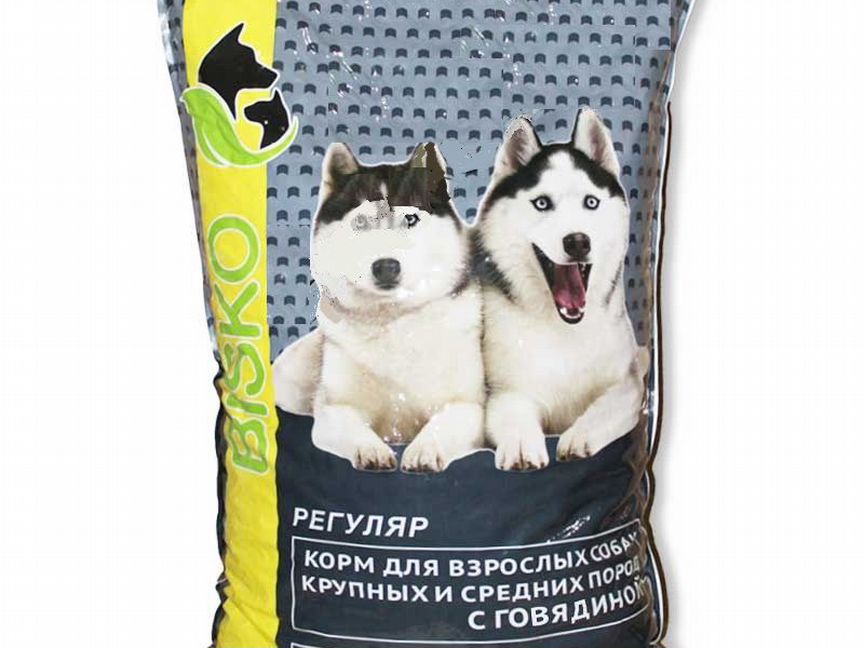 Корм для собак 15кг «Биско Регуляр»
