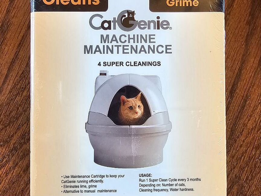 Catgenie machine maintenance сервисный картридж