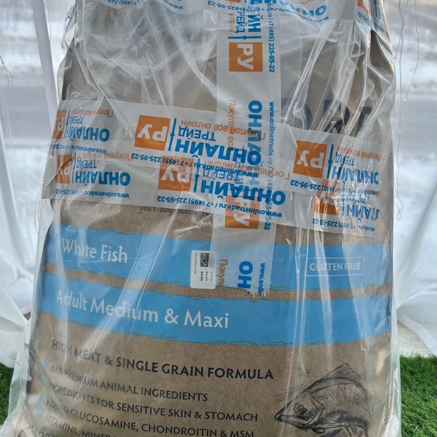 Сухой корм Grandorf White Fish для собак, 10 кг