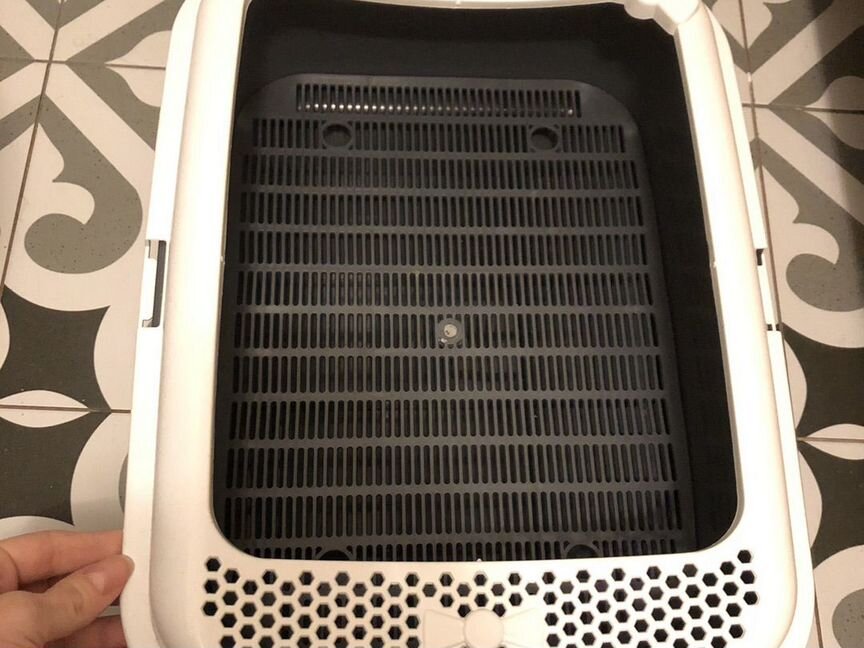 Лоток кошачий маленький с сеткой