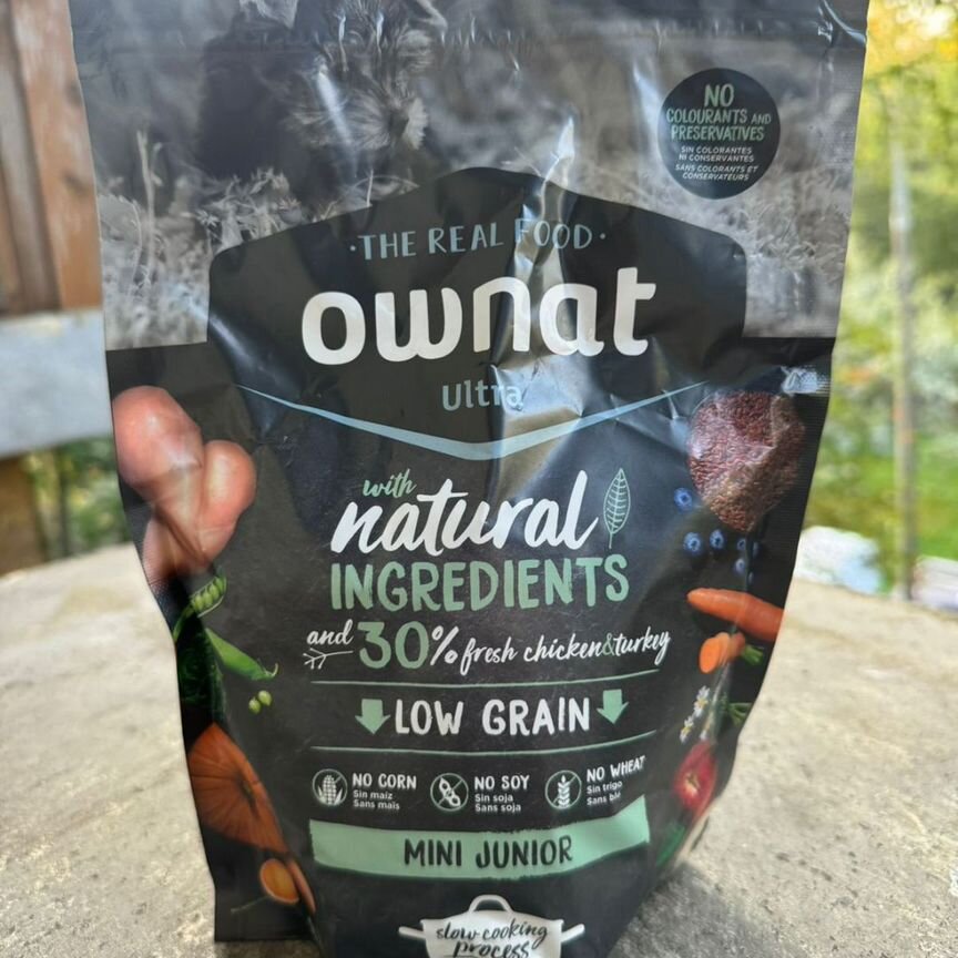 Сухой корм для собак ownat mini junior 400 г