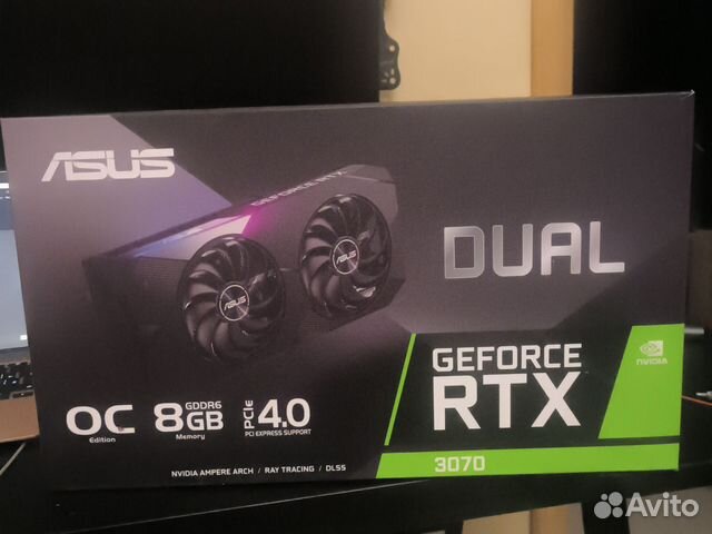 Видеокарта rtx 3070 asus купить в Москве | Электроника | Авито