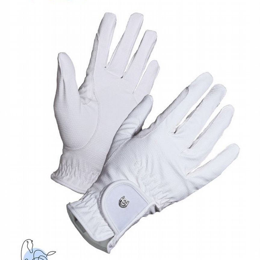 Перчатки для верховой езды от Equestrian Stockholm - Белый