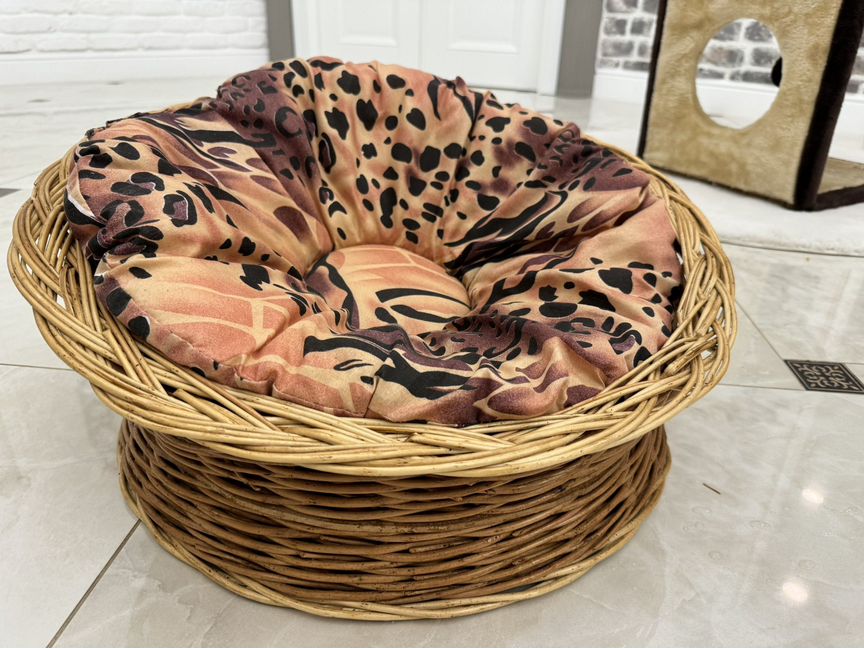 Лежанка для животных из ротанга