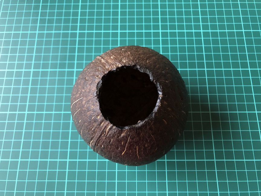 Домик для грызуна, мыши, хомяка из кокоса