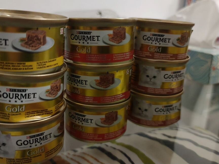 Корм для кошек gourmet gold - паштет/террин