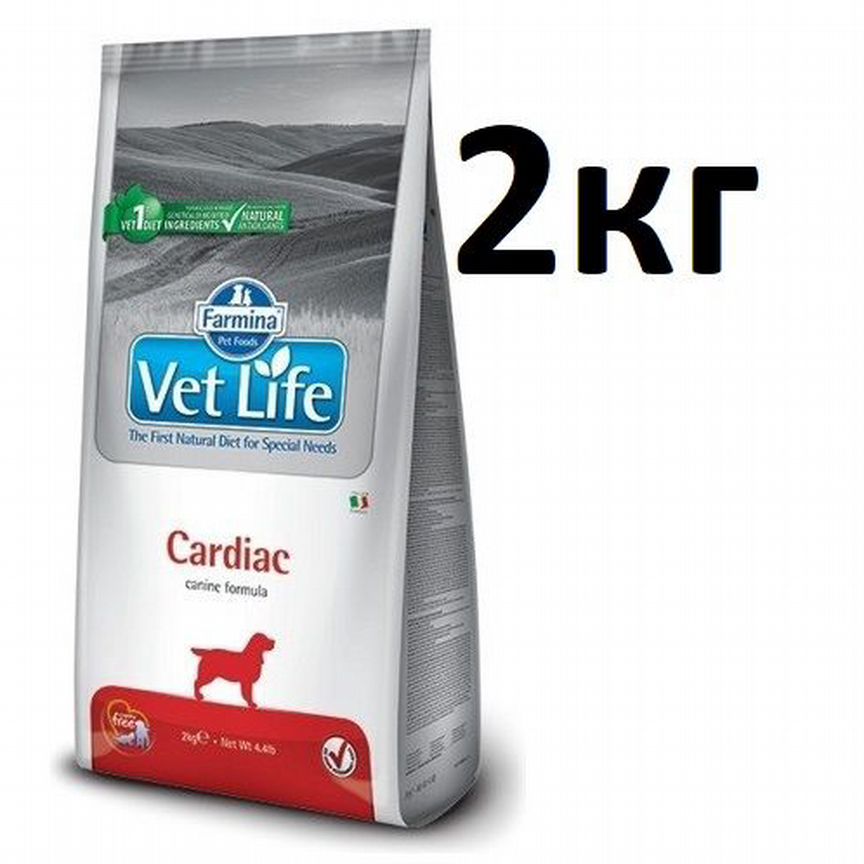 Cardiac Vet Life 2кг корм для собак