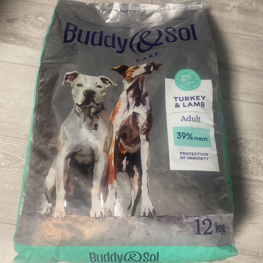 Корм для собак buddy & sol 12 кг