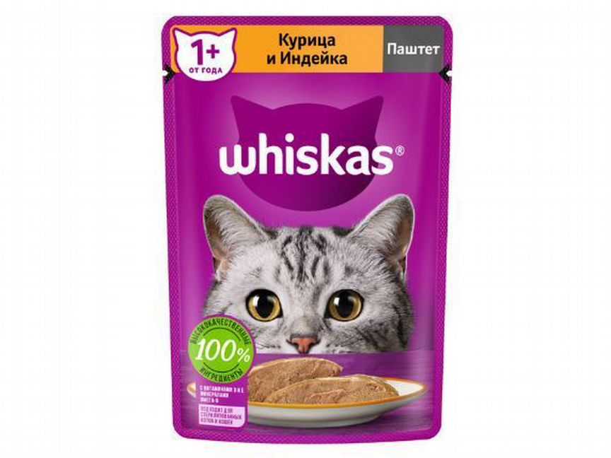 Вискас Whiskas влажный корм