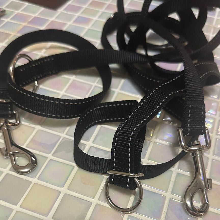 Поводок перестежка 20мм 3 м с водилкой