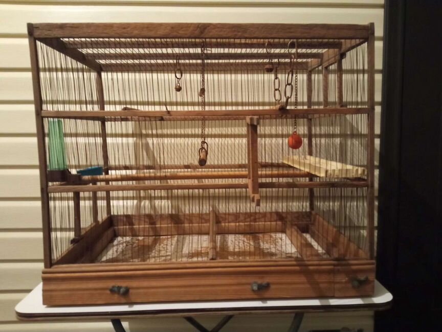 Большая клетка-вольер для птиц