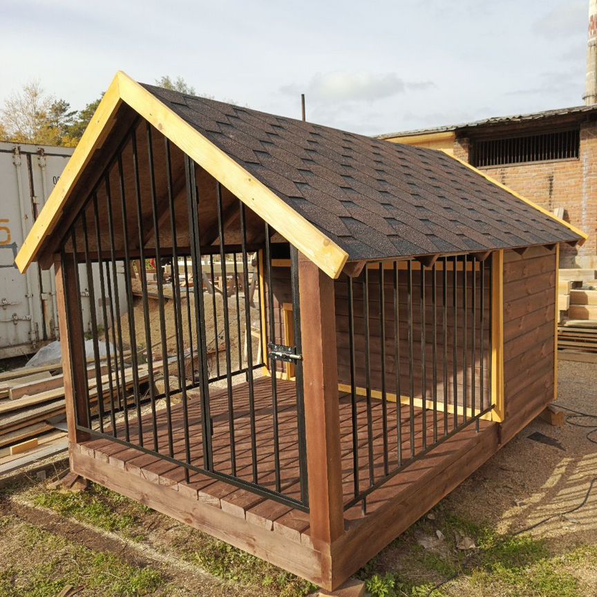 Вольер для собак уличный утепленный