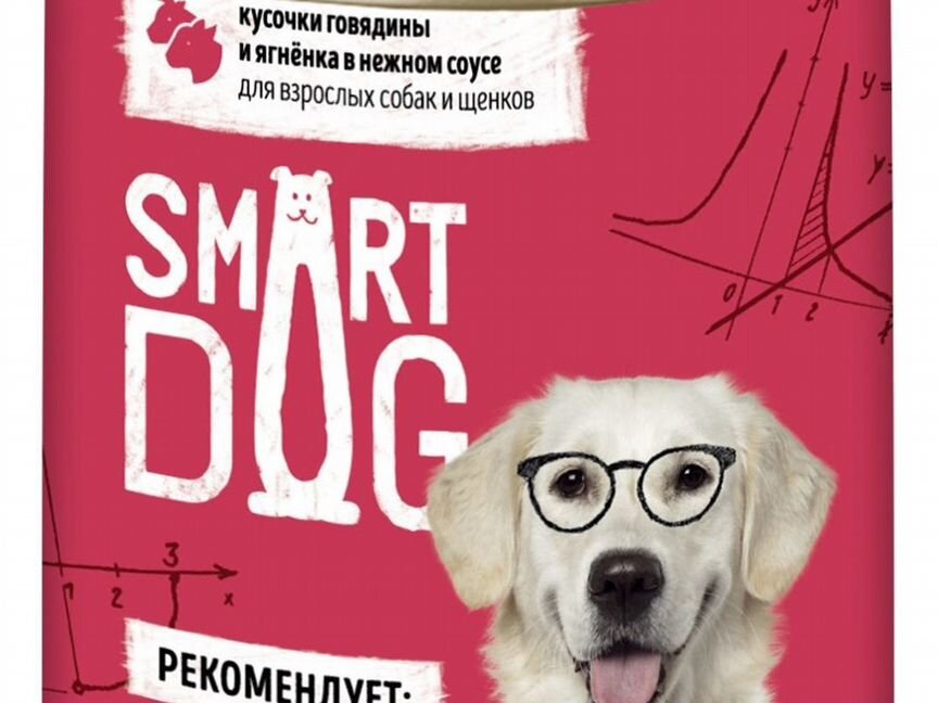 Smart Dog консервы консервы для взрослых собак и щ