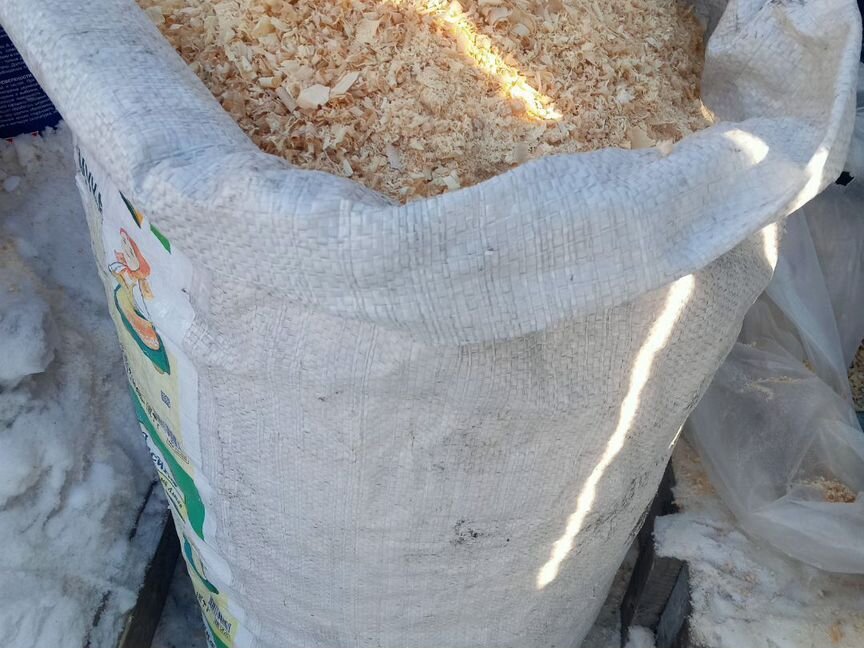Опилки,стружка в мешках