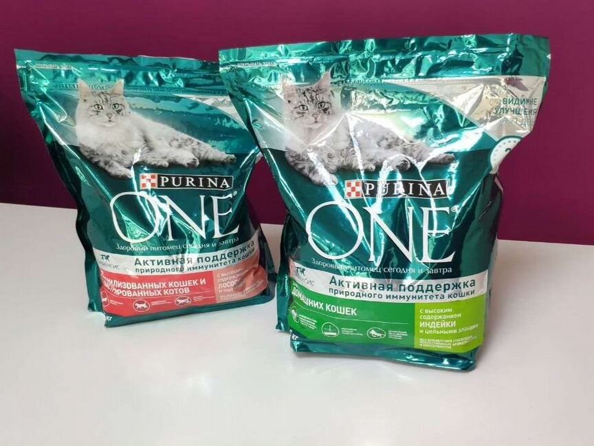 Корм для кошек Purina One 1,5 кг (есть для котят)
