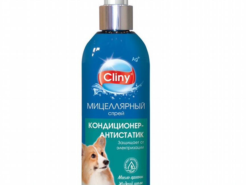 Cliny спрей-антистатик для кошек и собак